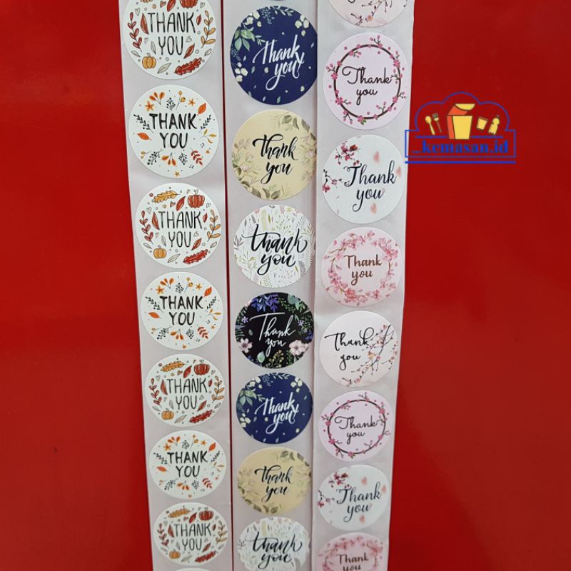 Jual STICKER BULAT 3.8cm BESAR 25pcs (1renteng) | Shopee Indonesia