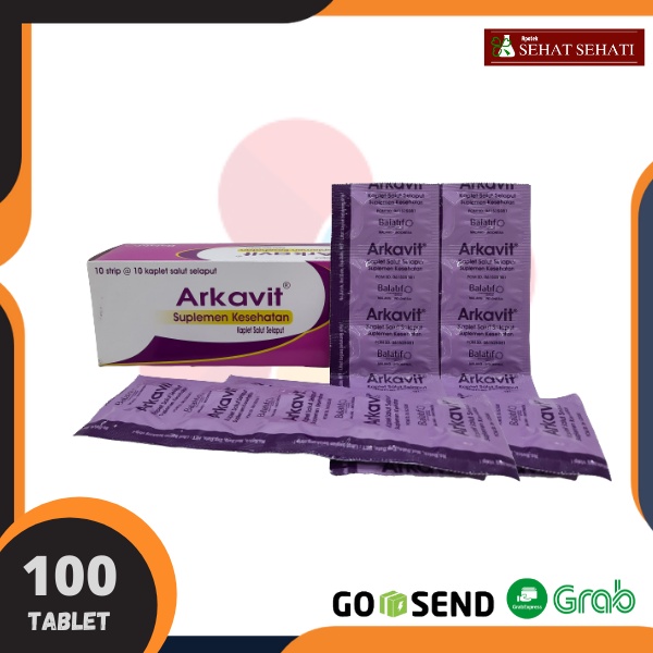 Jual Arkavit Multivitamin Box 100 Tablet | Shopee Indonesia