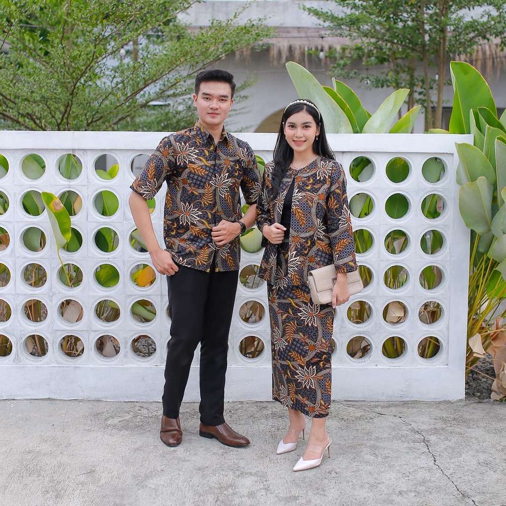 Jual Benang Raja Batik Couple Pria Wanita Motif Sekarjagat Ranting ...