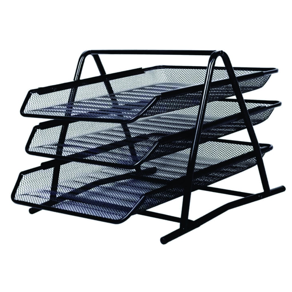 Jual Rak Kertas / Document Tray Besi V-Tec 3 Susun VT-BS 03JR - Rak ...