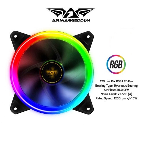 Jual Armageddon infineon Loop Fan RGB PC 12 inch | Shopee Indonesia