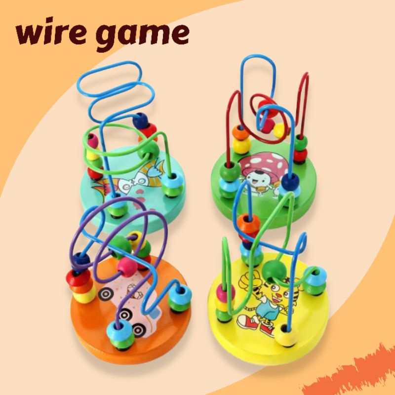 Jual smarttoys smart toys WIRE GAME WIREGAME manik montessori sensory ...
