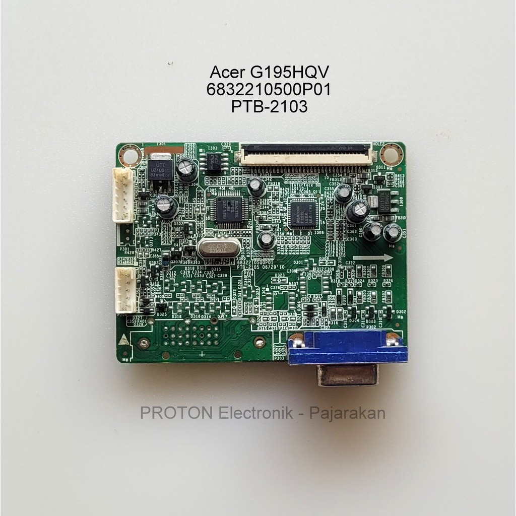 Jual Mainboard LCD LED Monitor Acer G195HQ G185H G195HQV G185hv Mesin ...