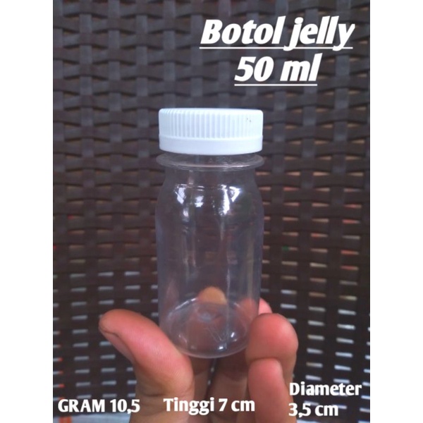 Jual Botol 50 ml // Botol zam zam 50 ml / botol jelly 50 ml | Shopee ...
