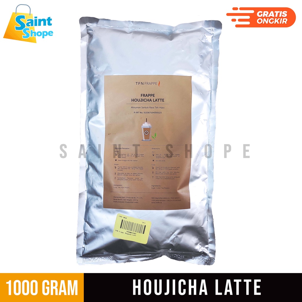 Jual Toffin Frappe Houjicha Latte Powder | Bubuk Toffin Rasa Teh ...