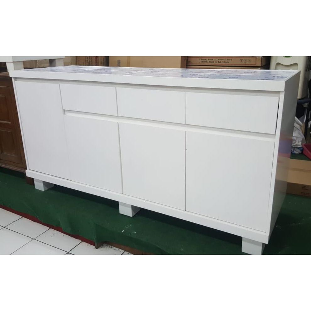 Jual kitchen set bawah/rak piring bawah/lemari dapur PREORDER | Shopee ...