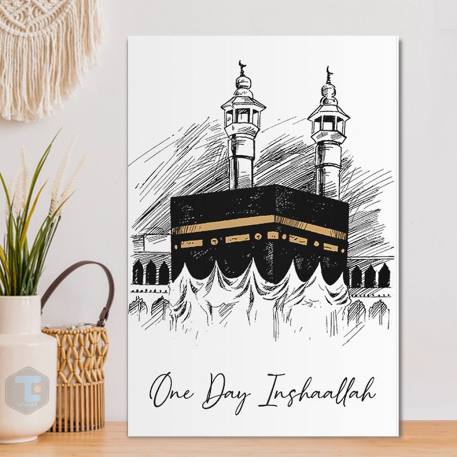 Jual Hiasan Dinding Poster Kayu Kabah Mekah Wall Decor Ka'bah Makkah ...