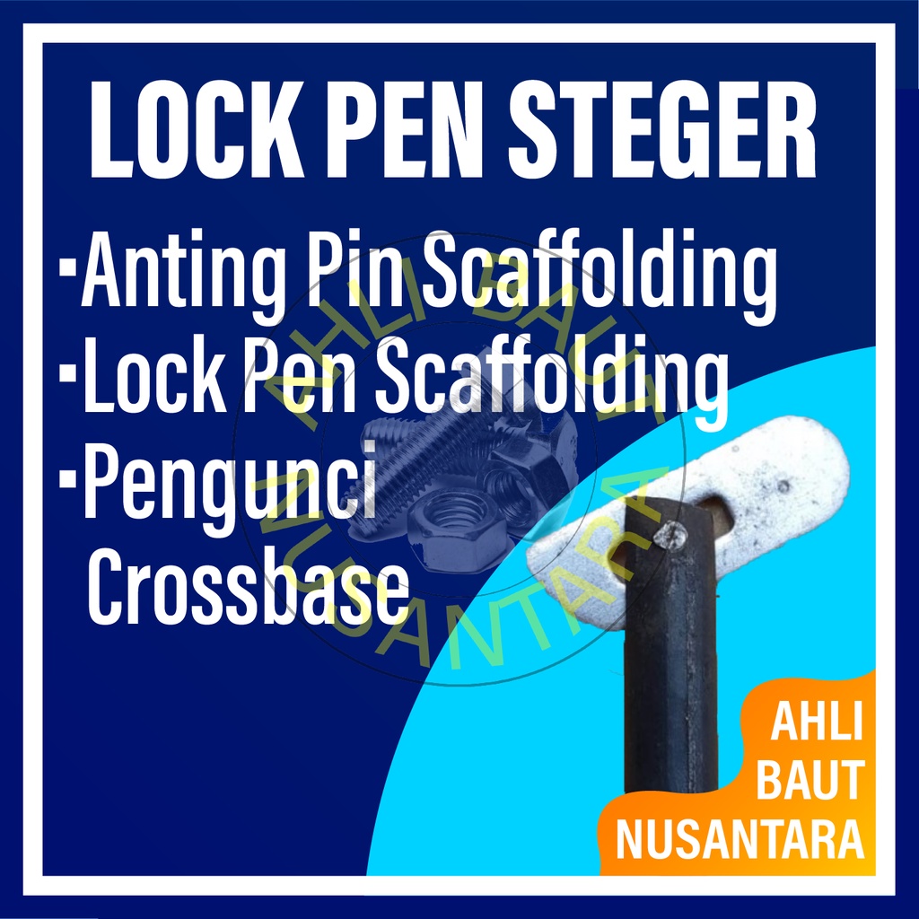 Jual Lockpin Lock Pin Scaffoding Scafolding Steger Peranca Perancah ...