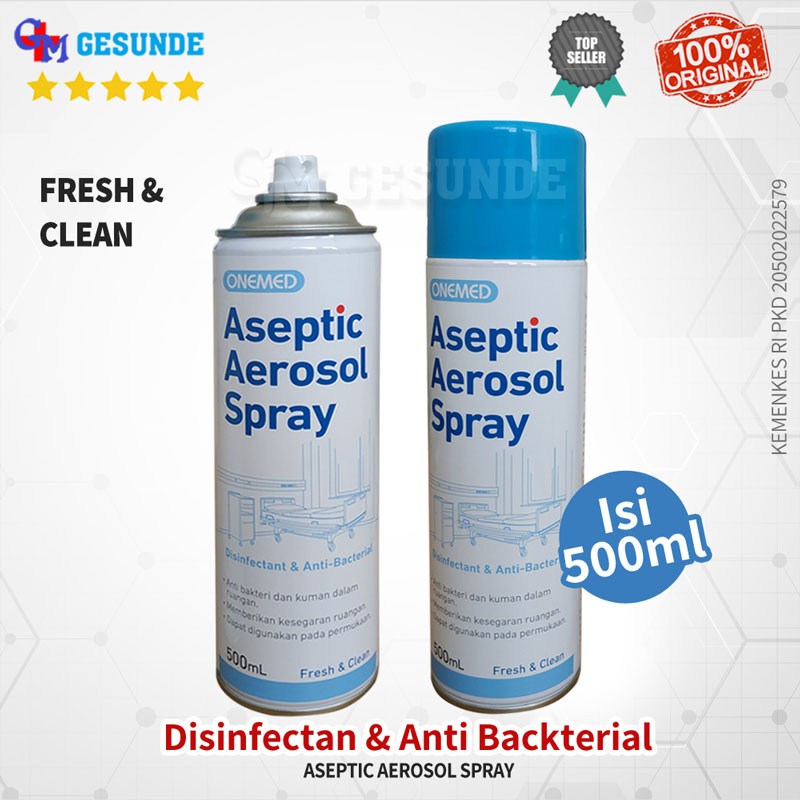Jual Aseptic Aerosol Spray Onemed - Desinfektan Spray Ruangan Basmi ...