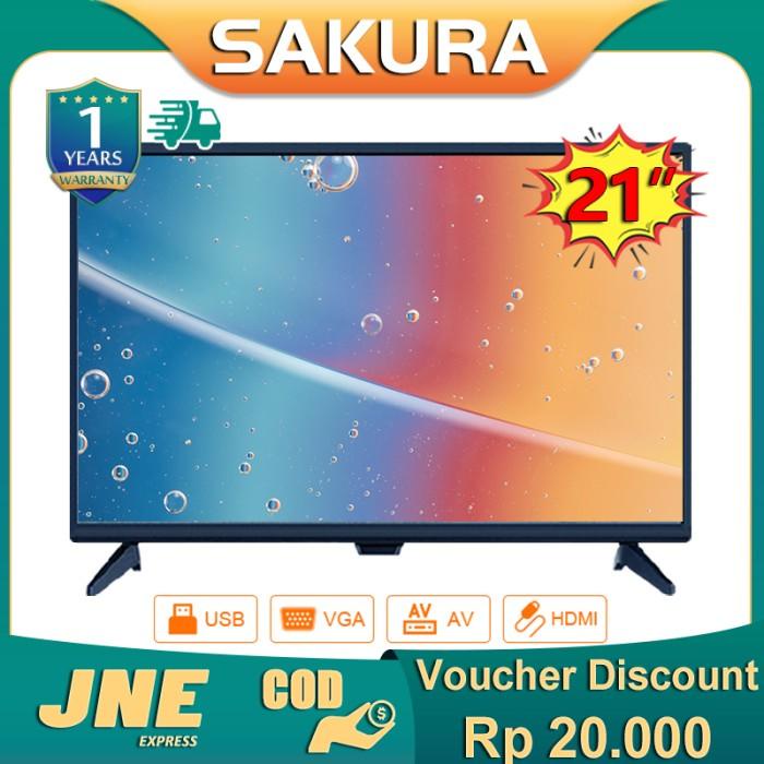 Jual Sakura TV 21 inch HD Ready LED Televisi (TCLG-S21A) | Shopee Indonesia