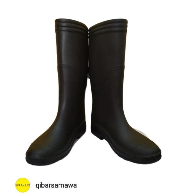 Jual Sepatu boot panjang branded new era hitam all black proyek sawah ...