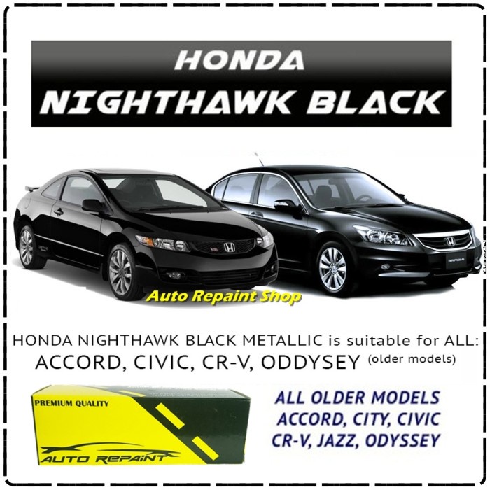 Jual Honda Nighthawk Black - Automotive Paint Cat Oles Chameleon Ngl ...