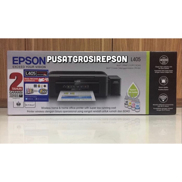 Jual EPSON L405 WIFI DIRECT PRINT SCAN COPY | Shopee Indonesia