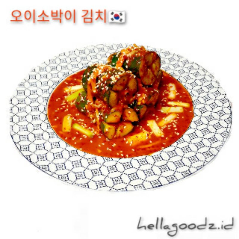 Jual KIMCHI TIMUN KOREA FRESH HOMEMADE 250 GR (OISOBAGI KIMCHI ...