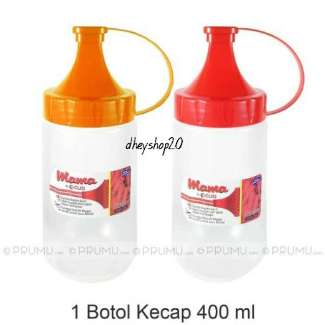 Jual BOTOL KECAP / BOTOL SAUS CLIO 400ML | Shopee Indonesia