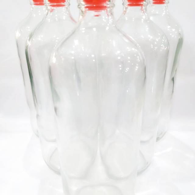 Jual BOTOL BENSIN 1 LITER / BOTOL KACA BENING BOTOL JAMU / BENSIN 1 ...