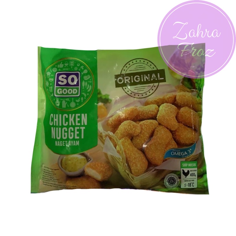 Jual SO GOOD CHICKEN NUGGET ORIGINAL 400 GR | Shopee Indonesia