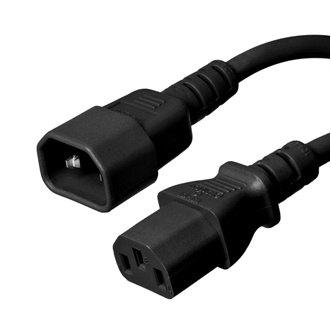 Jual PDU Power Cord, C13 to C14 - 10A, 250V Kabel Power PC atau CPU ...