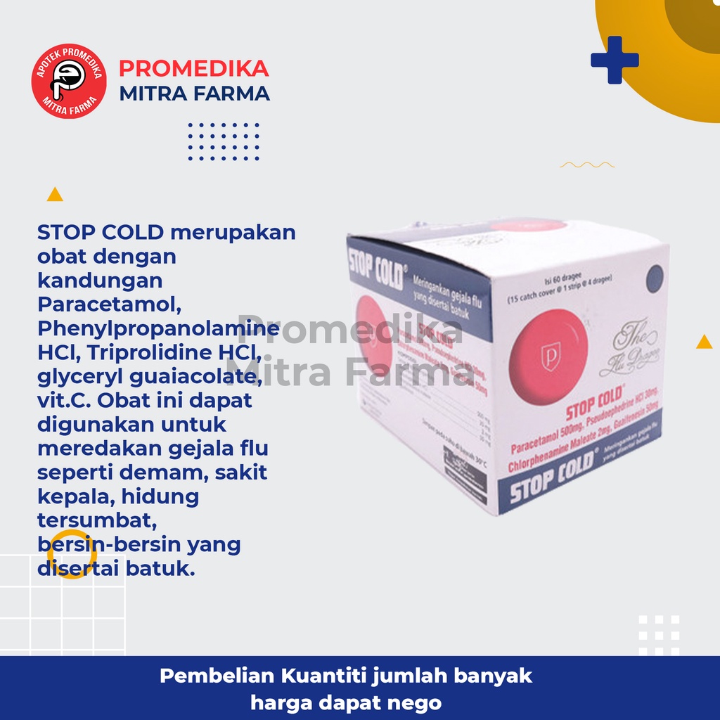 Jual Stop Cold Tablet/Strip / Obat Demam Batuk Pilek | Shopee Indonesia