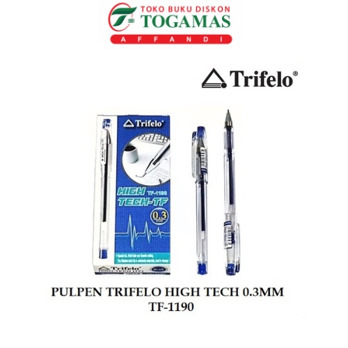 Jual BALLPEN GEL TF-1190 0.3 MM TRIFELO (BIRU) | Shopee Indonesia