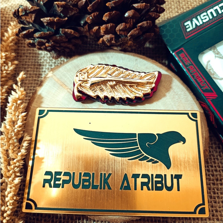 Jual PIN WING TEMBAK TU PENEMBAK KEJAKSAAN MODEL DAUN | Shopee Indonesia