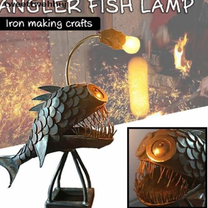 Jual RETRO TABLE LAMP ANGLER FISH LAMP WITH FLEXIBLE LAMP HEAD LRS ...