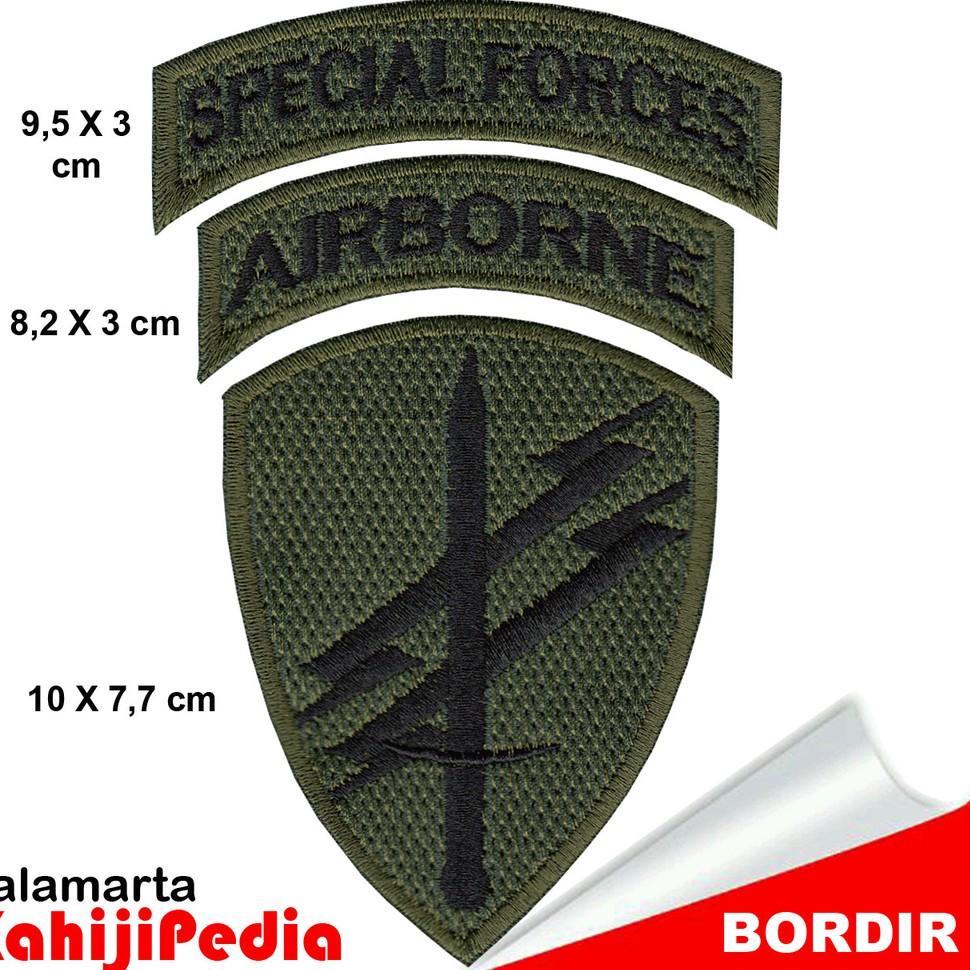 Jual Restok Lagi Patch bordir emblem bordir badge special forces ...