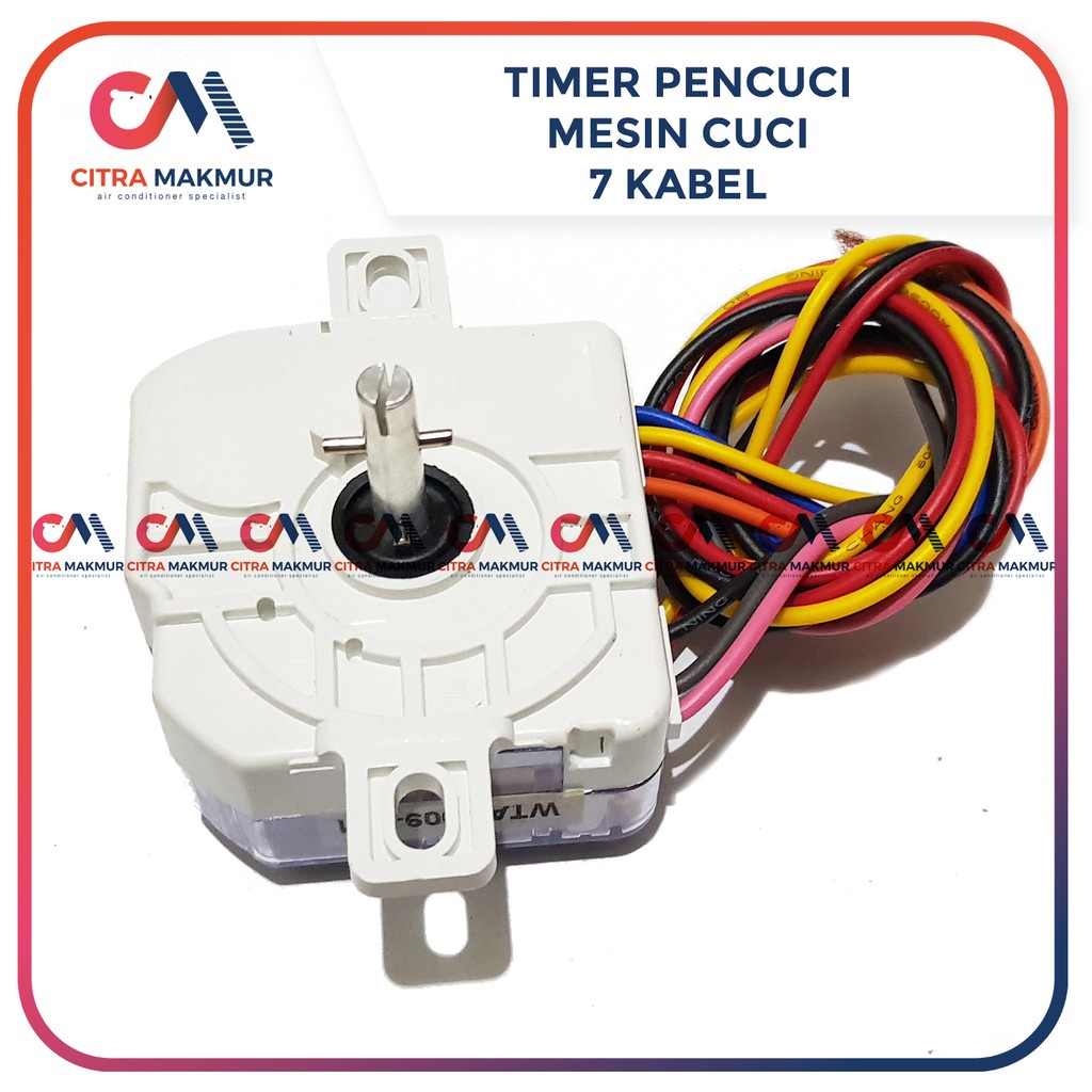 Jual Timer Pencuci 7 Kabel 4 & 3 Wash Mesin Cuci Semua merk Aqua Denpo ...