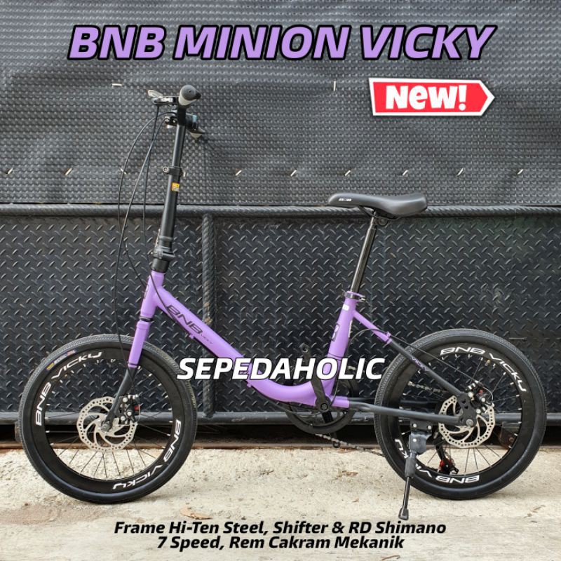 Jual [EKA JAAYA SEPEDA] Sepeda Minion BNB VICKY 7 Speed Ukuran 20 Inch ...