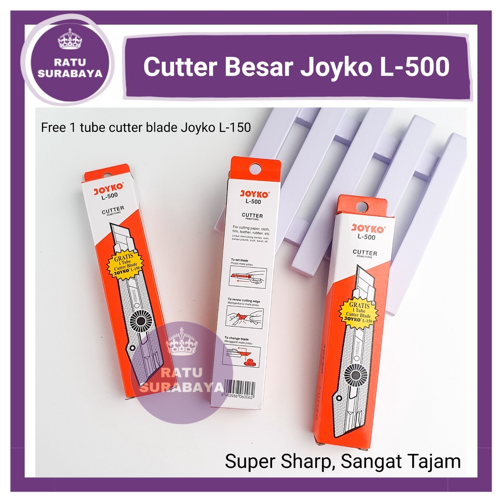 Jual Joyko Cutter Besar L 500 Cuter Pisau Pemotong Kertas Kater Joyco L ...