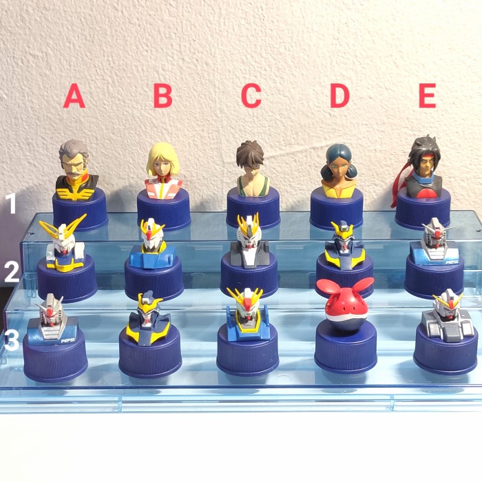 Jual Mobile Suit Gundam Bottle Cap Action Figure Gashapon Original ...