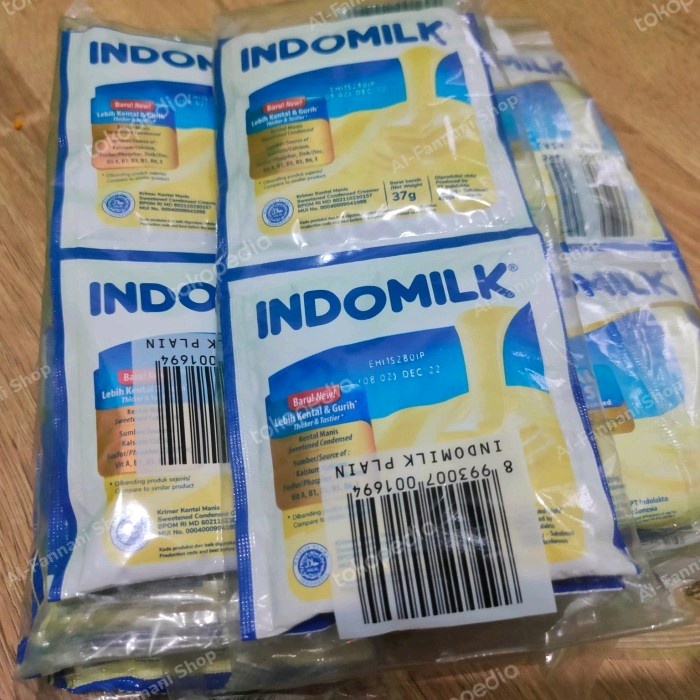 Jual Indomilk Sachet Renceng 6 Sachet @37gr | Susu Indo Milk Full Cream ...