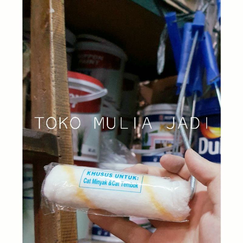 Jual Kuas roll cat 4" kecil / rol roda roller coater kapal mini murah ...