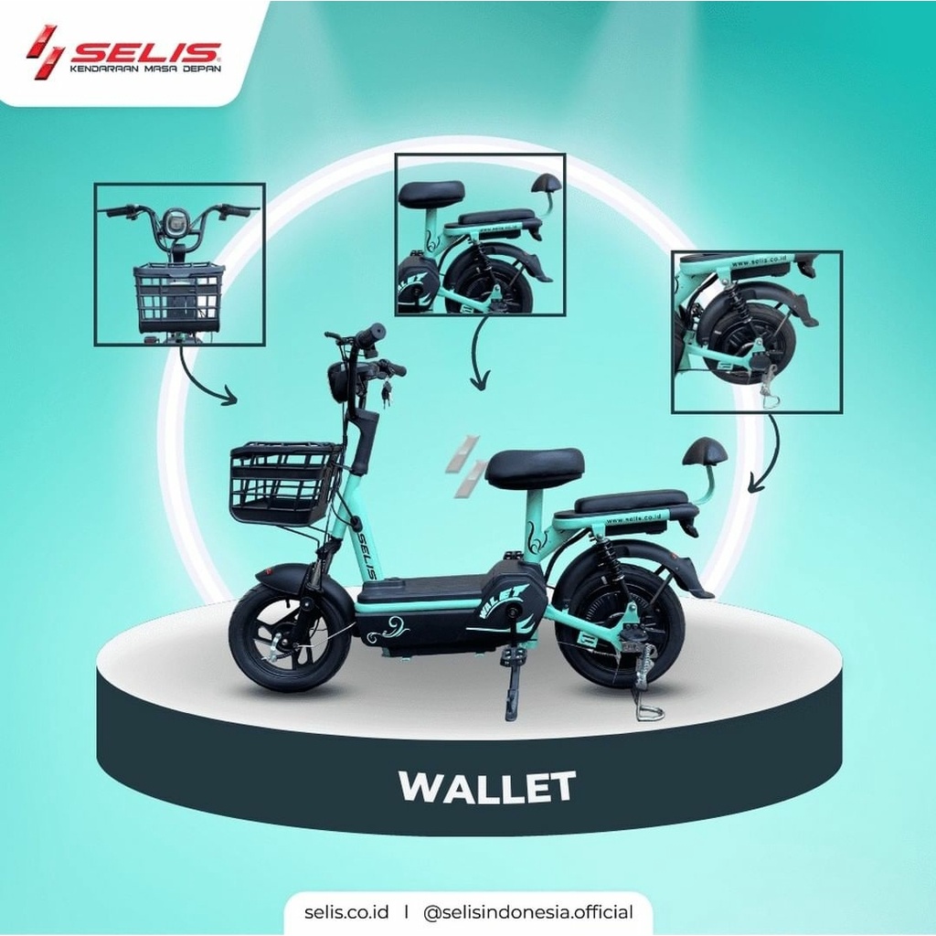 Jual Sepeda Listrik Selis tipe Wallet | Shopee Indonesia