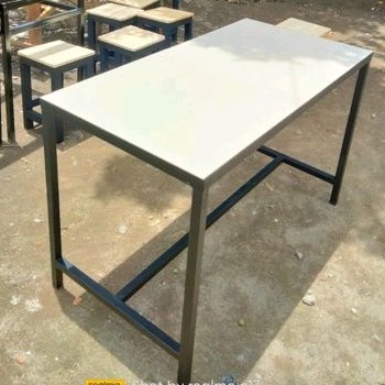 Jual Meja makan besi granit / meja kafe | Shopee Indonesia