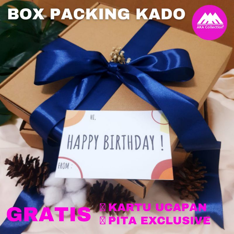 Jual BOX PACKING CUSTOM - KOTAK KADO HADIAH ULANG TAHUN WEDDING ...