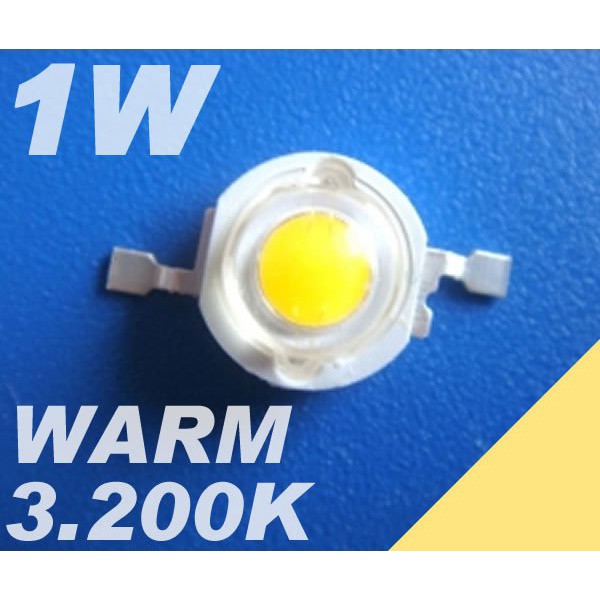 Jual Led HPL Luxeon 1 watt 3.200K WARM EMITTER 110-120LM TAIWAN EPISTAR ...