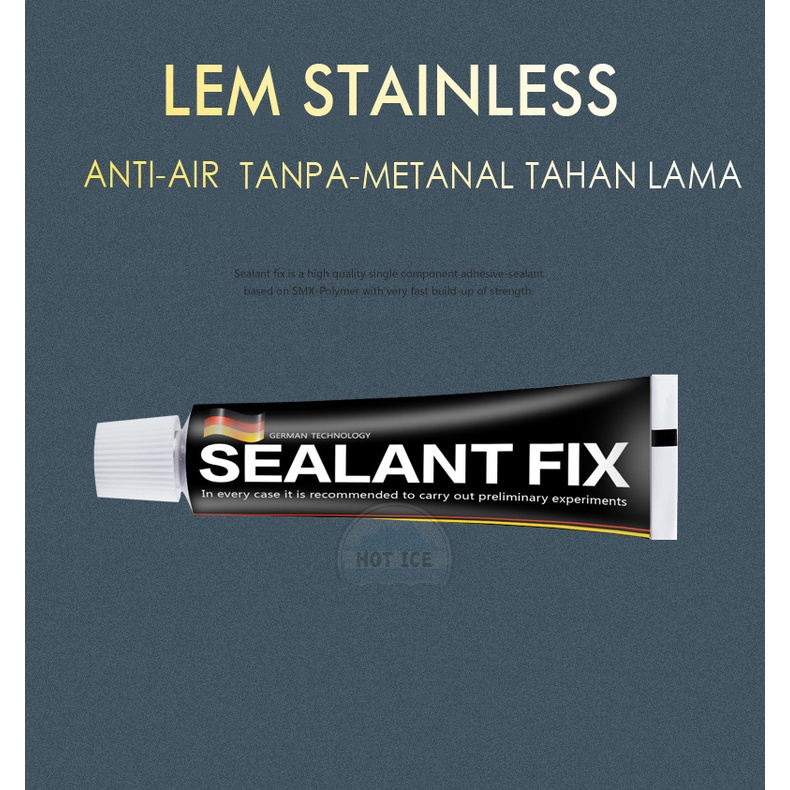 Jual LEM stainless LEM KACA SILICON SEALENT AQUARIUM Sealant Fix ...