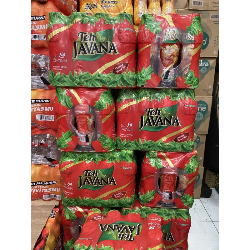Jual Teh Javana ORIGINAL 12x350ml per krat [ KHUSUS GOSEND GRAB SAJA ...