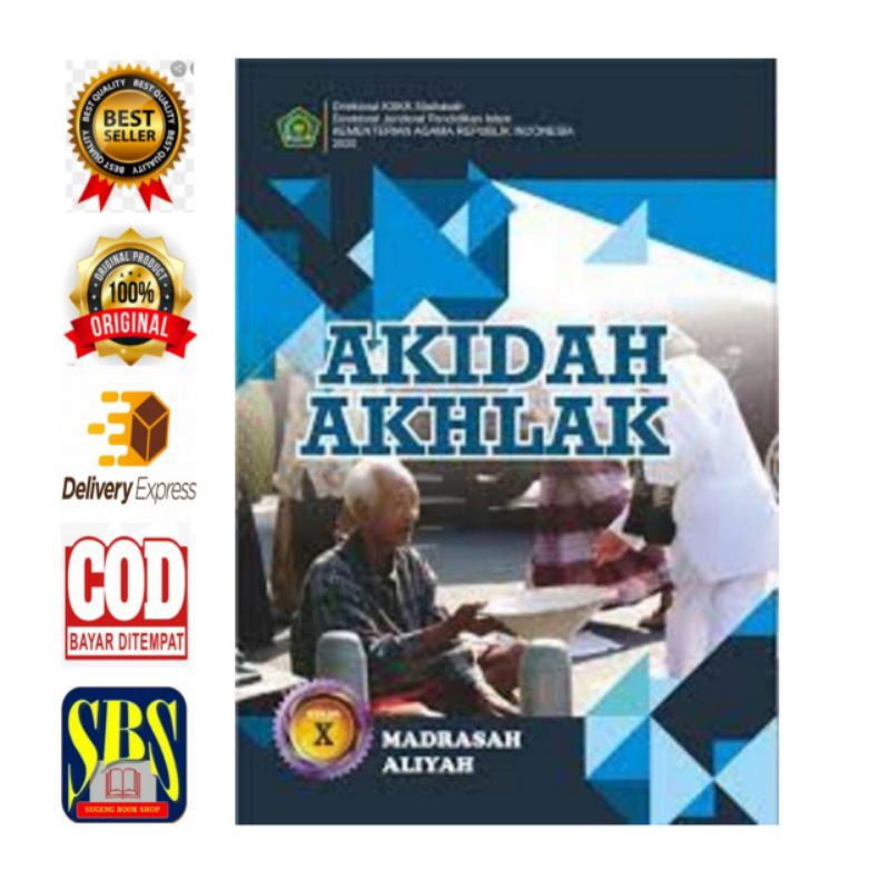 Jual BUKU AKIDAH AKHLAK MADRASAH ALIYAH KELAS X KSKK 2020 | Shopee Indonesia