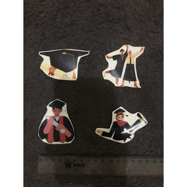 Jual Sticker Transparan Balon PVC Toga Wisuda | Shopee Indonesia