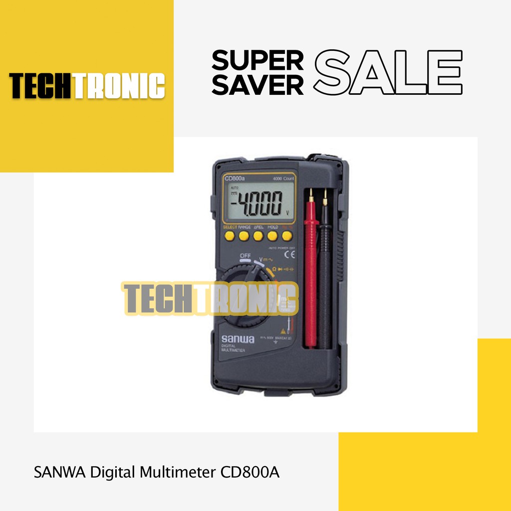 Jual Digital Multitester Sanwa CD800A AVO Meter | Shopee Indonesia