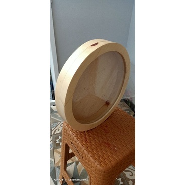 Jual pigura bulat putih natural d30, d35, d40, frame bulat, pigora ...