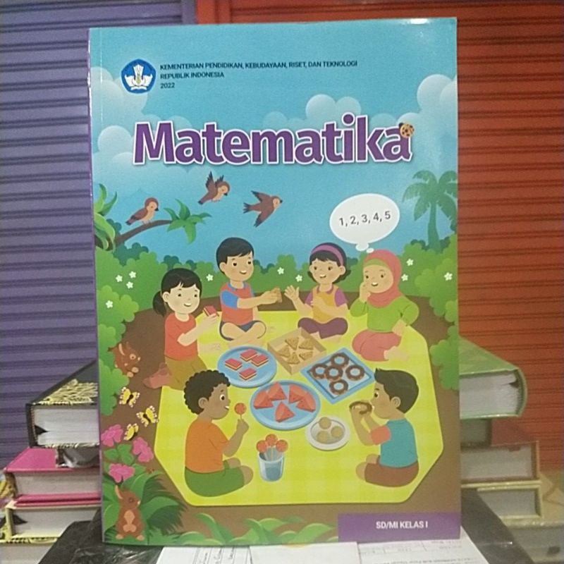 Jual BUKU PAKET MATEMATIKA ( BESAR) UNTUK SD KELAS 1 KURIKULUM PENGERAK ...
