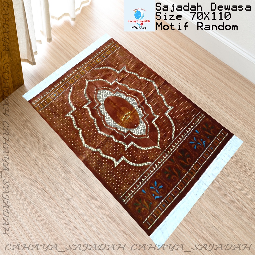 Jual Cahaya Sajadah - Sajadah Dewasa Sajadah Tebal Premium Ukuran ...