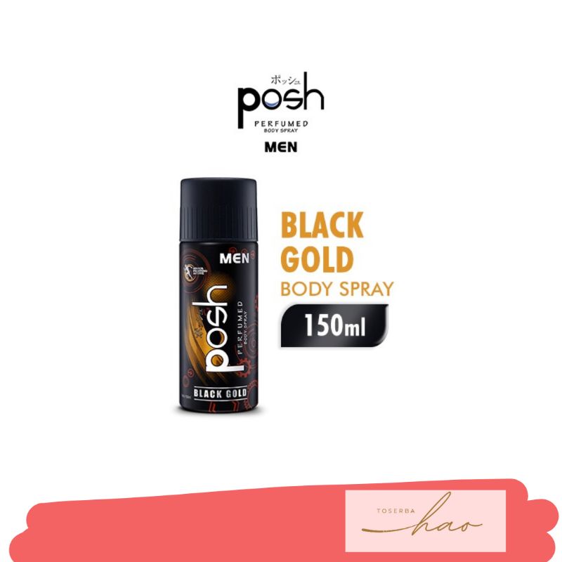 Jual Parfum POSH Spray Cologne Men Black Gold 150ml | Shopee Indonesia