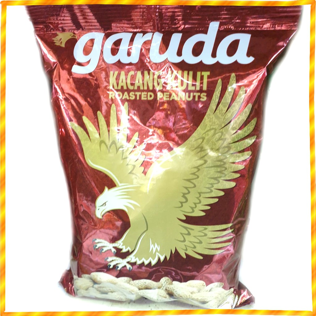 Jual kacang kulit garuda 180 gr roasted peanut kacang garing gurih ...