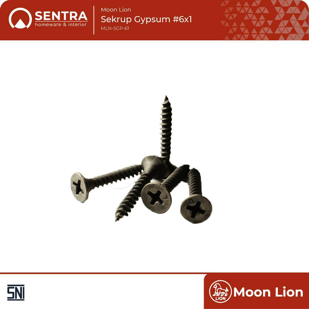 Jual Sekrup Gypsum Phosphated #6x1" Moon Lion Value Pack | Shopee Indonesia