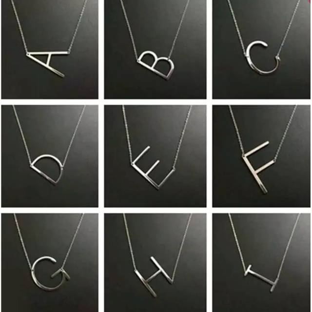 Jual Fourfashion Kalung Rantai inisial huruf / kalung xuping Huruf ...