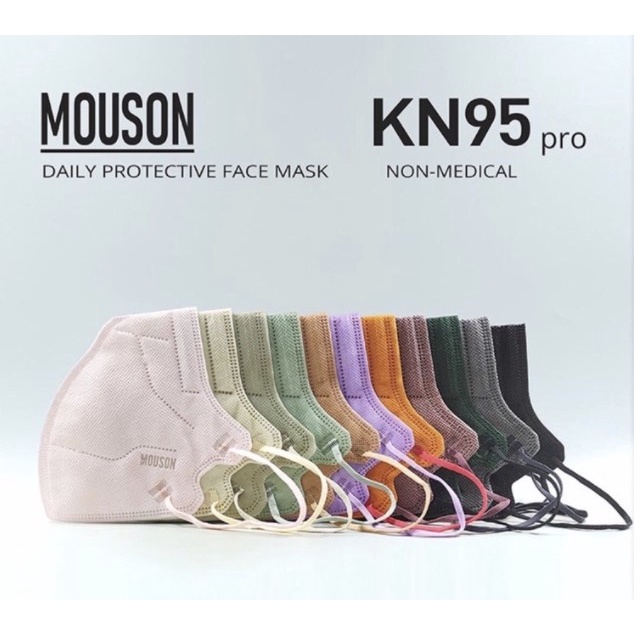 Jual MASKER KN95 PRO MOUSON NUDE PINK / COTTON CANDY ISI 10 PCS KN95 ...